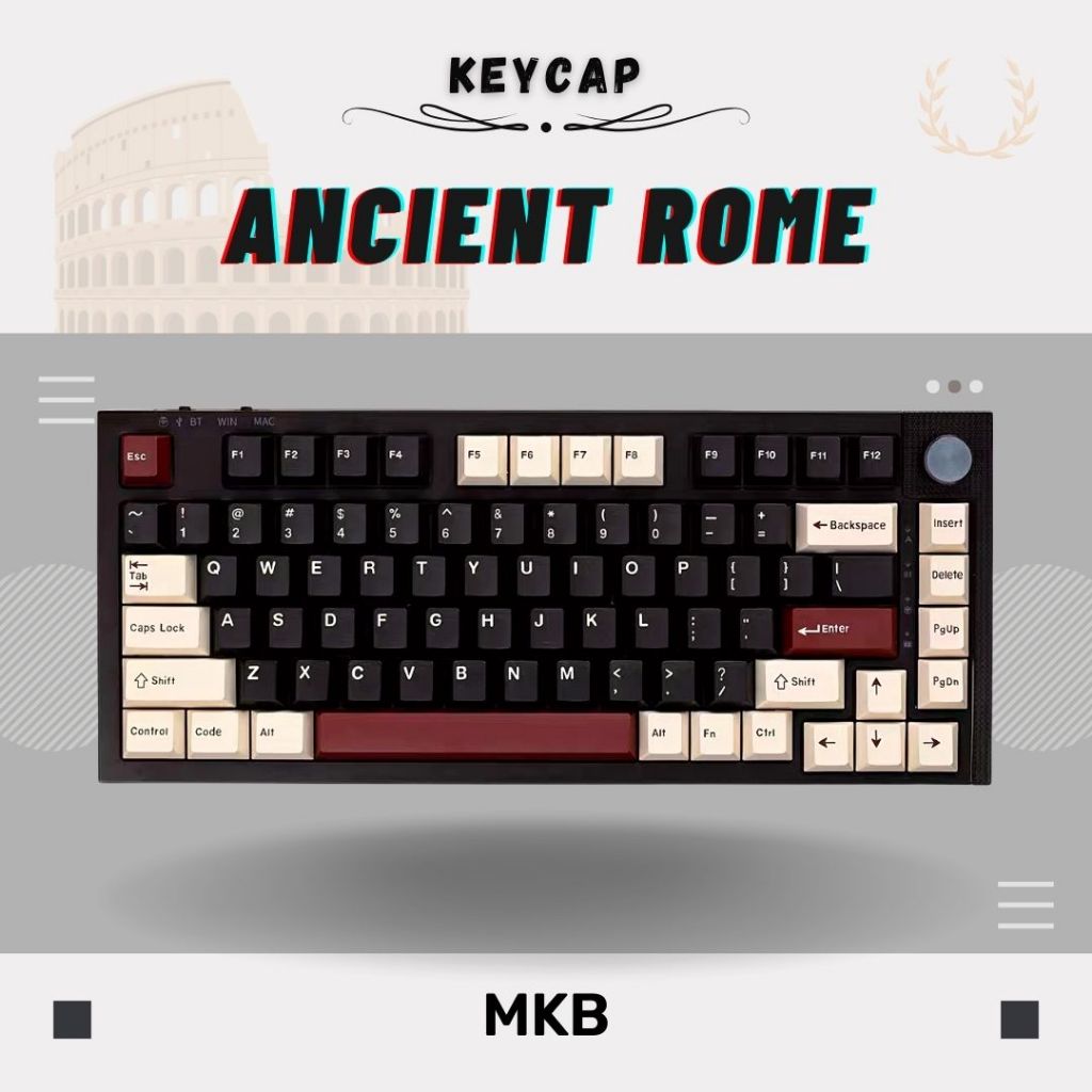 Ancient Rome PBT Double Shot Cherry Profile Keycap Set for Mechanical ...