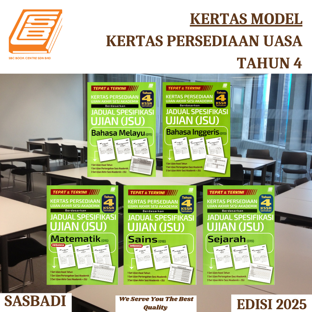 [SBCB] Model Paper: KSSR Year 4 UASA Preparation Paper (Sasbadi) | Shopee Philippines