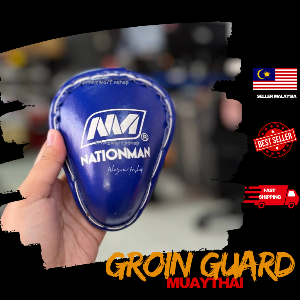 NATIONMAN Steel Cup Groin Guard Muaythai / MMA Boxing Groin Protector ...