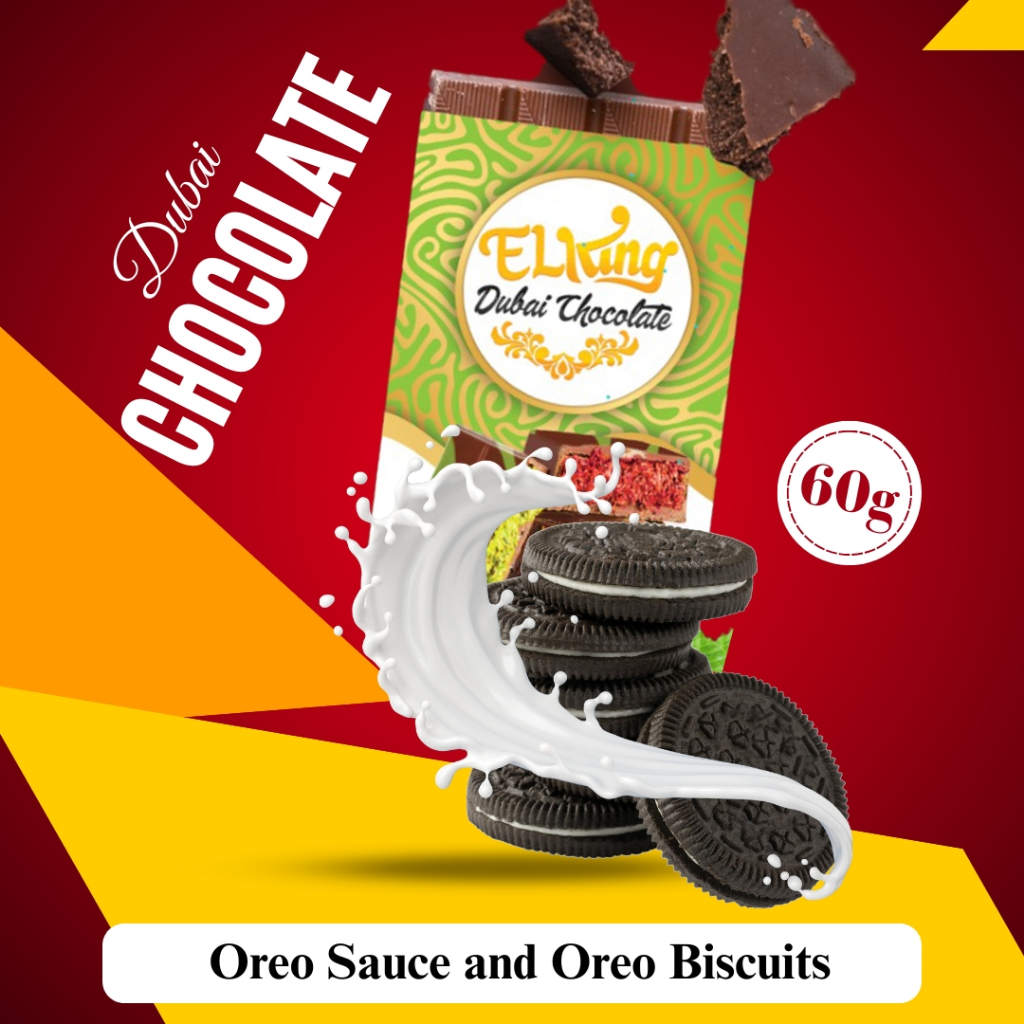 Trending Chocolate with Kunafa, Oreo Sauce and Oreo Biscuit 60g Best ...