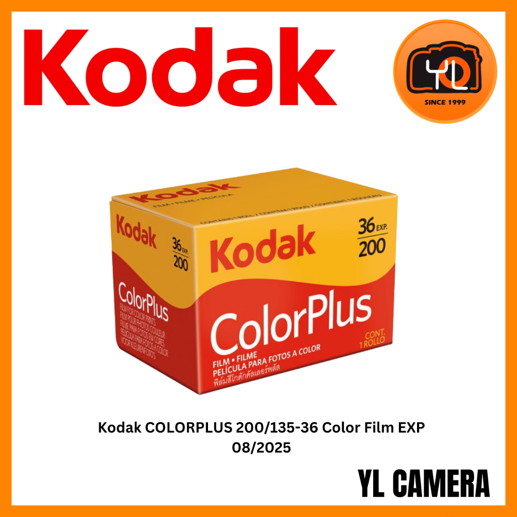 Kodak ColorPlus 200 Color Negative Film (35mm Roll Film, 36 Exposures ...