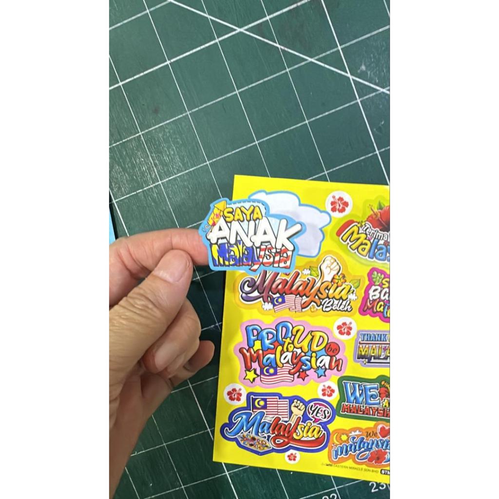 Sticker Saya Anak Sticker Merdeka Sticker Flag Merdeka Sticker | Shopee ...