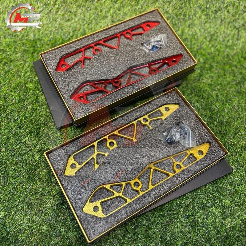 WINDSHIELD BRACKET GOLD/BLACK CNC Bracket Visor Windscreen Bracket New ...