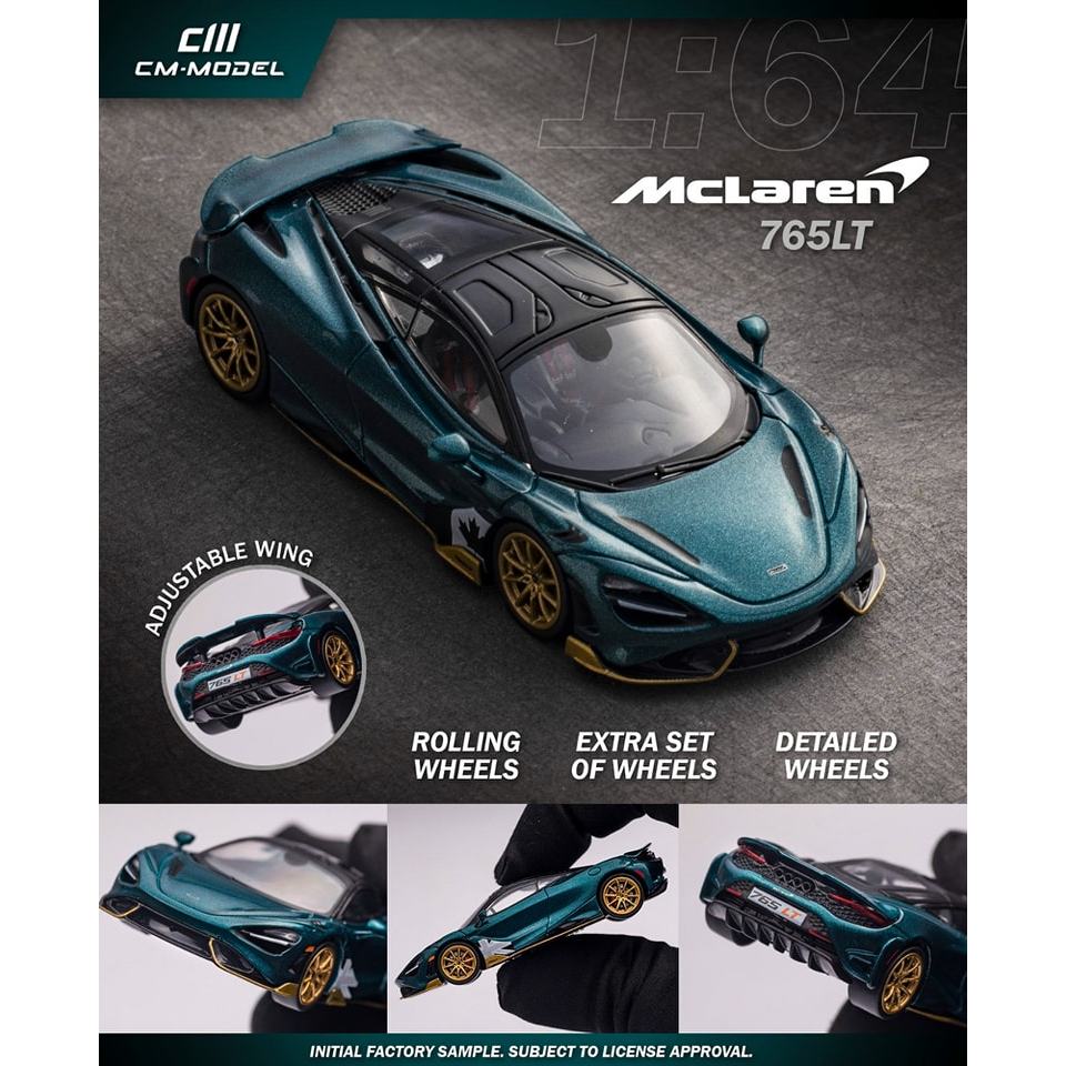 CM Model 1/64 McLaren 765LT Metallic Green | Shopee Philippines