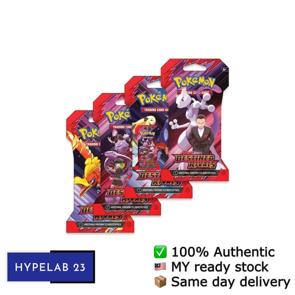 Pokemon TCG Scarlet & Violet-Destined Rivals Sleeved Booster Pack ...