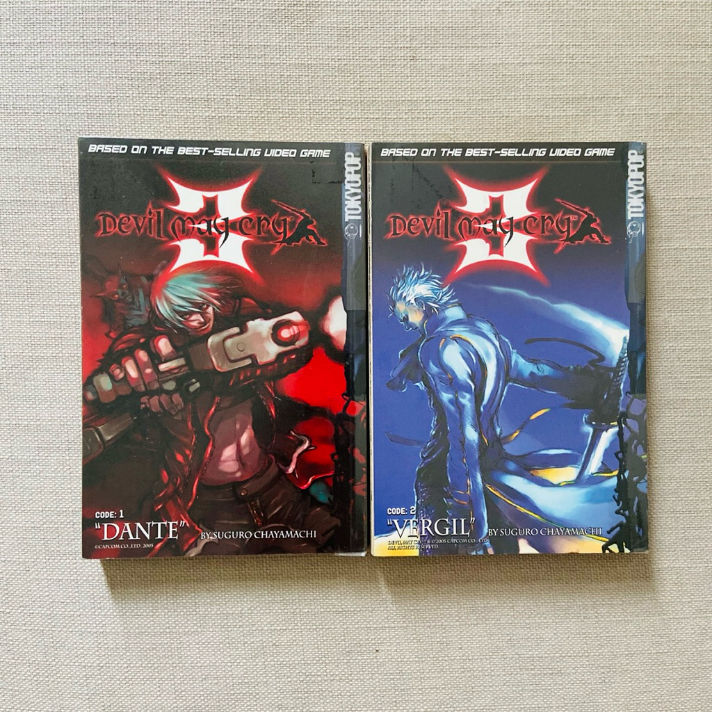 Devil May Cry 3 Code 1 Dante Code 2 Vergil Suguro Chayamachi Secondhand Manga comic | Shopee ...