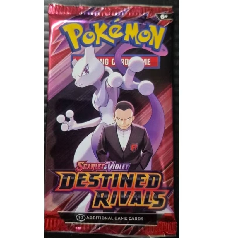 Pokemon SV10. Destined Rivals TCG Pack 10 cards per pack | Shopee ...
