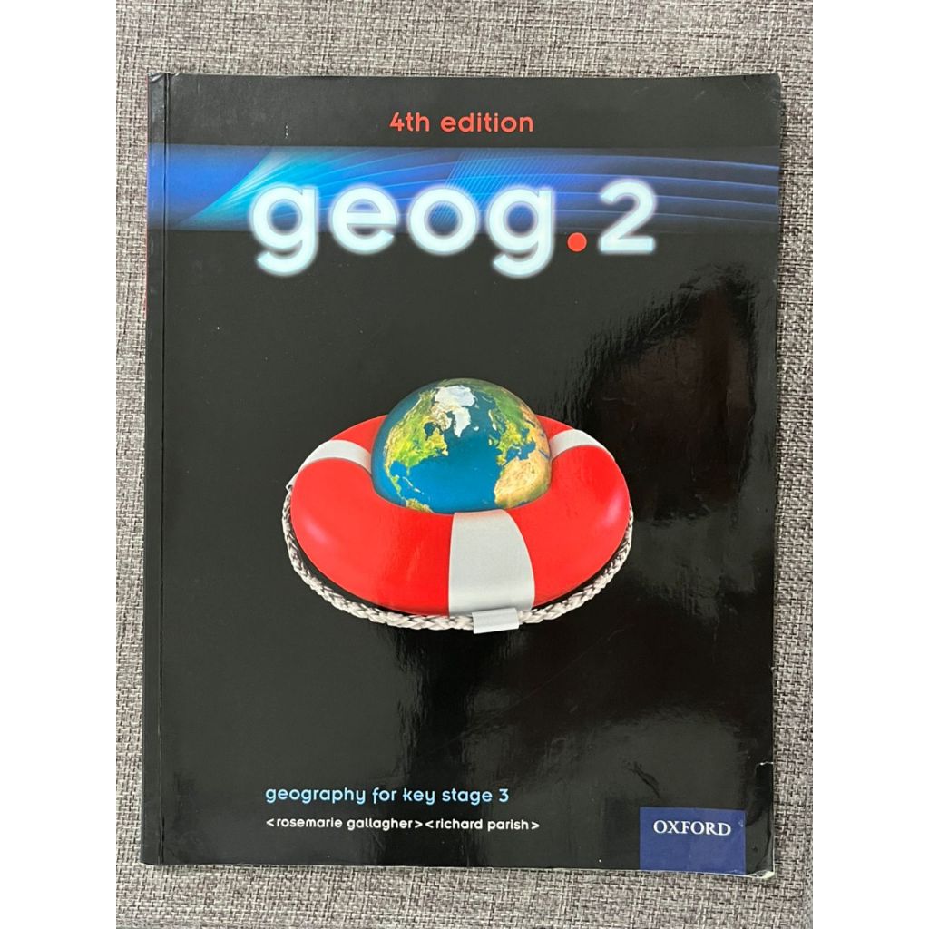Geog.2 Pre-loved Secondary School Textbook Curriculum Maps & Physical ...