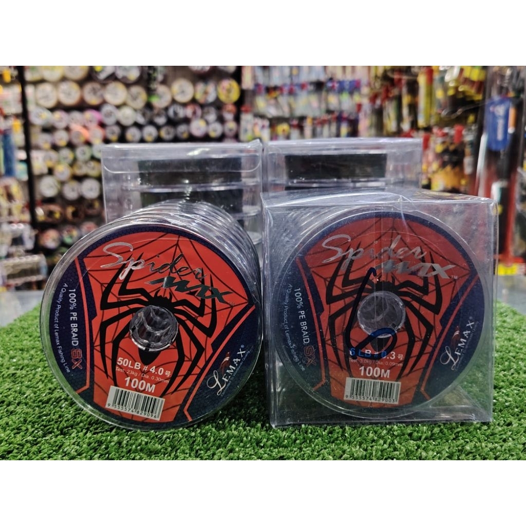 LEMAX SPIDER MAX 100M BRAIDED LINE TALI BENANG | Shopee Philippines