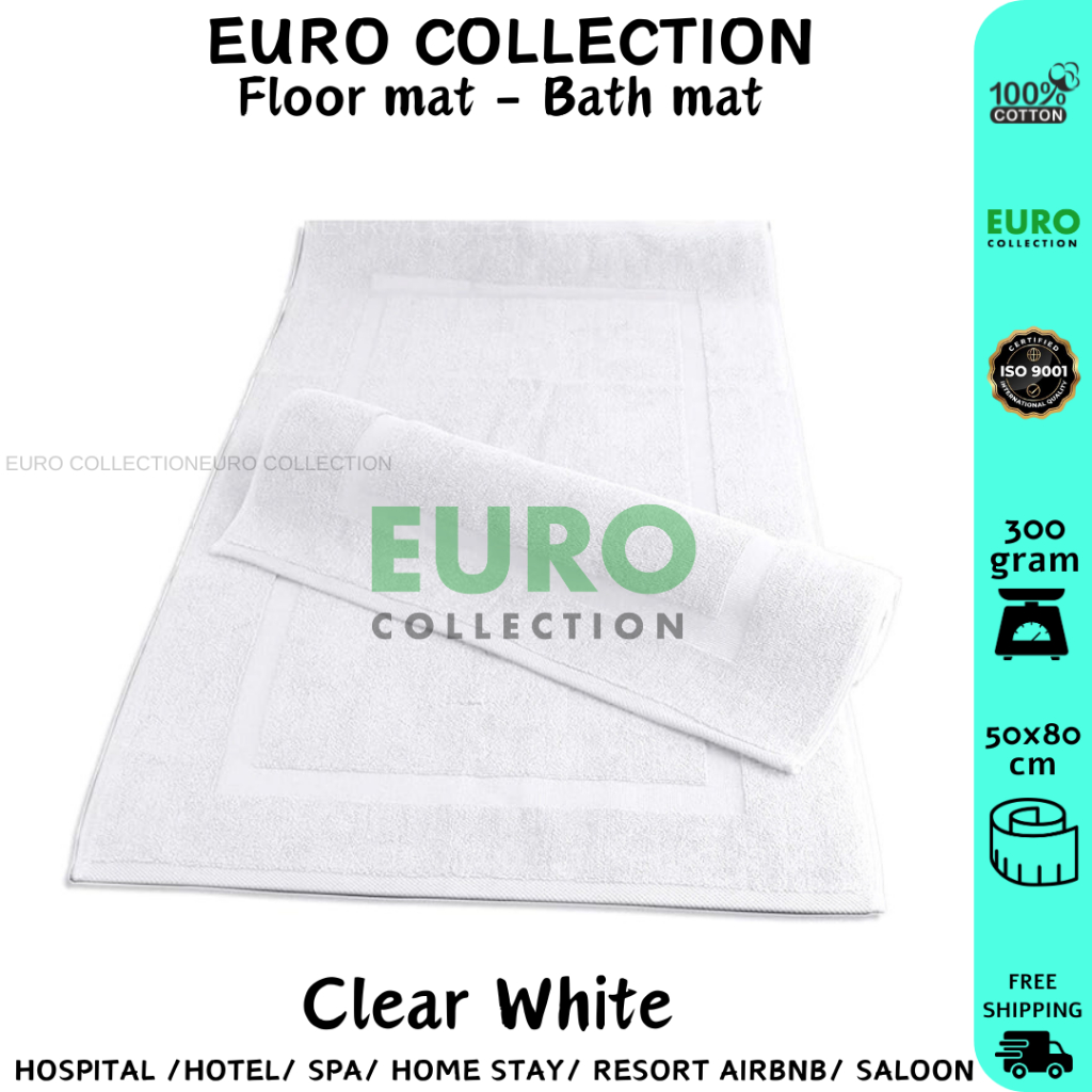 Hotel Floor Mats Uthopia Bathmat 50x90cm Bathroom Carpet 100% Pure ...