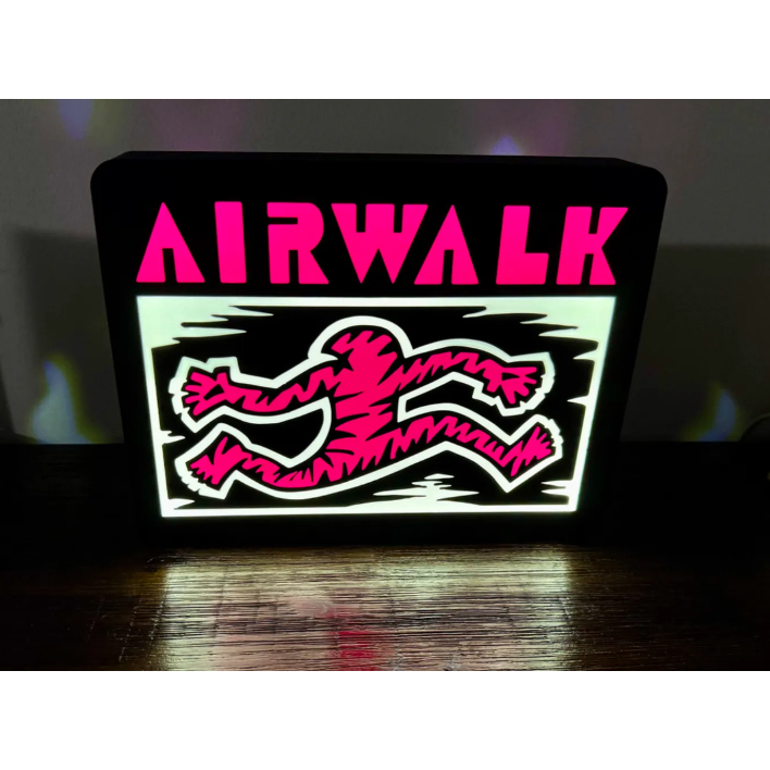 Airwalk - Purple Guy Logo - Light up Sign | Shopee Philippines