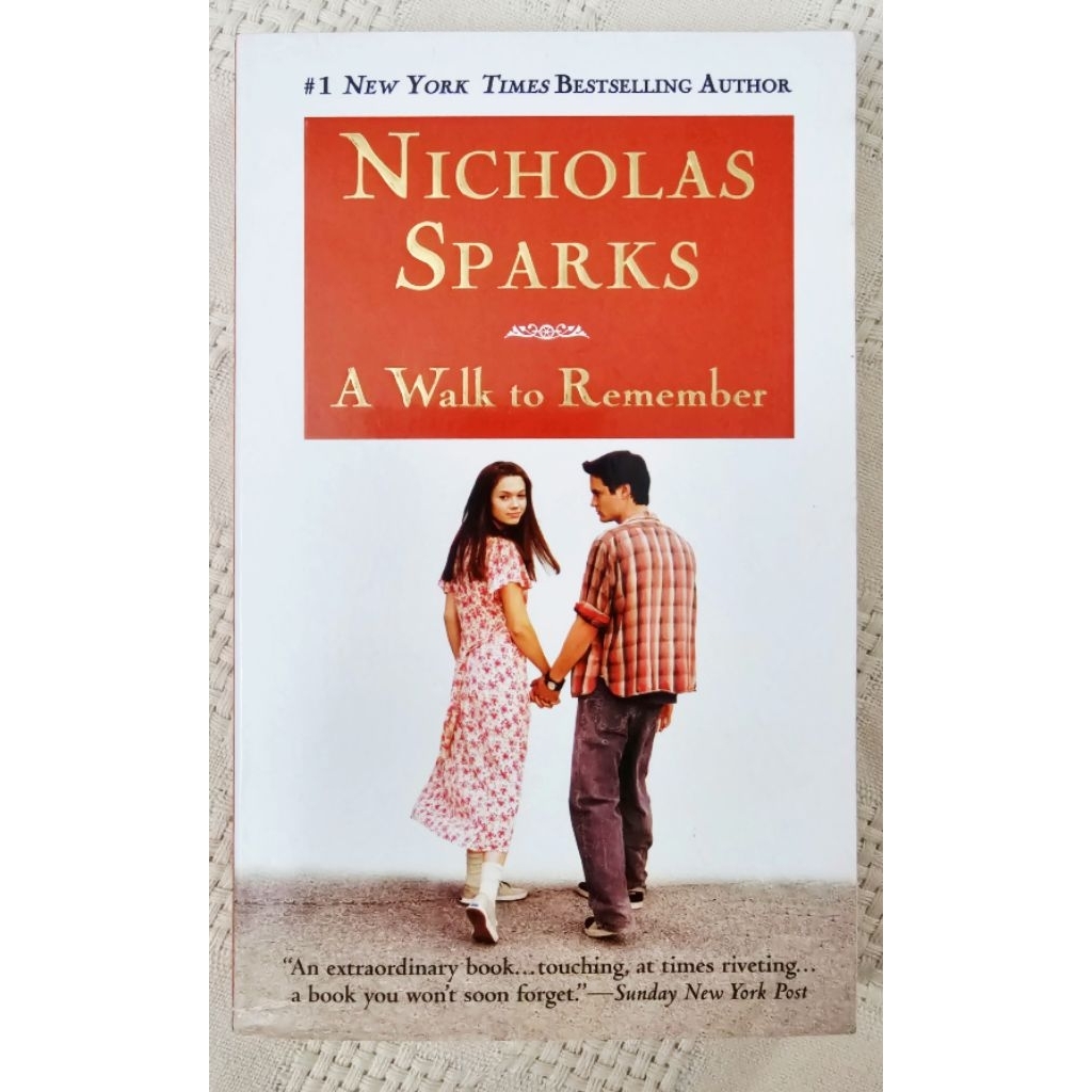 MBH NEW A WALK TO REMEMBER by Nicholas Sparks (Women's Fiction/Romance ...