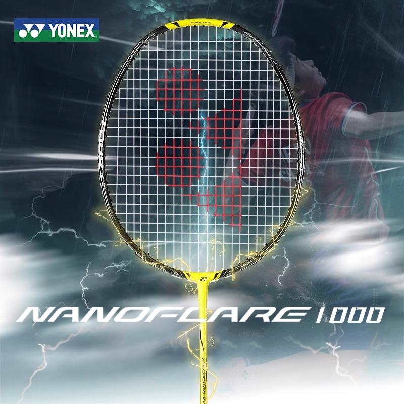 YONEX ASTROX NANOFLARE 1000Z Kurenai Badminton Racket Full Carbon Single 22-26lbs 4U 83g free ...