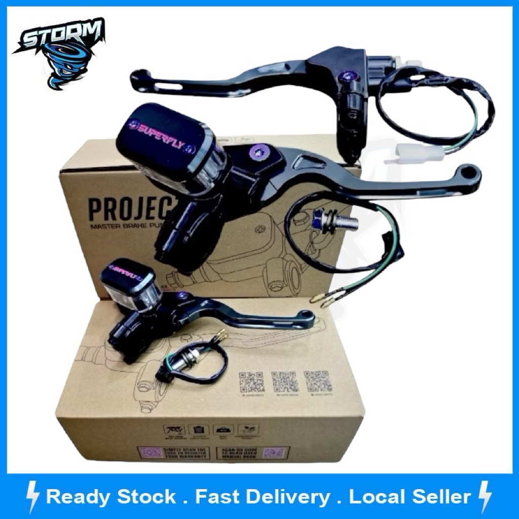 SUPERFLY PROJECT P UNIVERSAL DISC BRAKE MASTER PUMP CLUTCH LEVER HOLDER ...