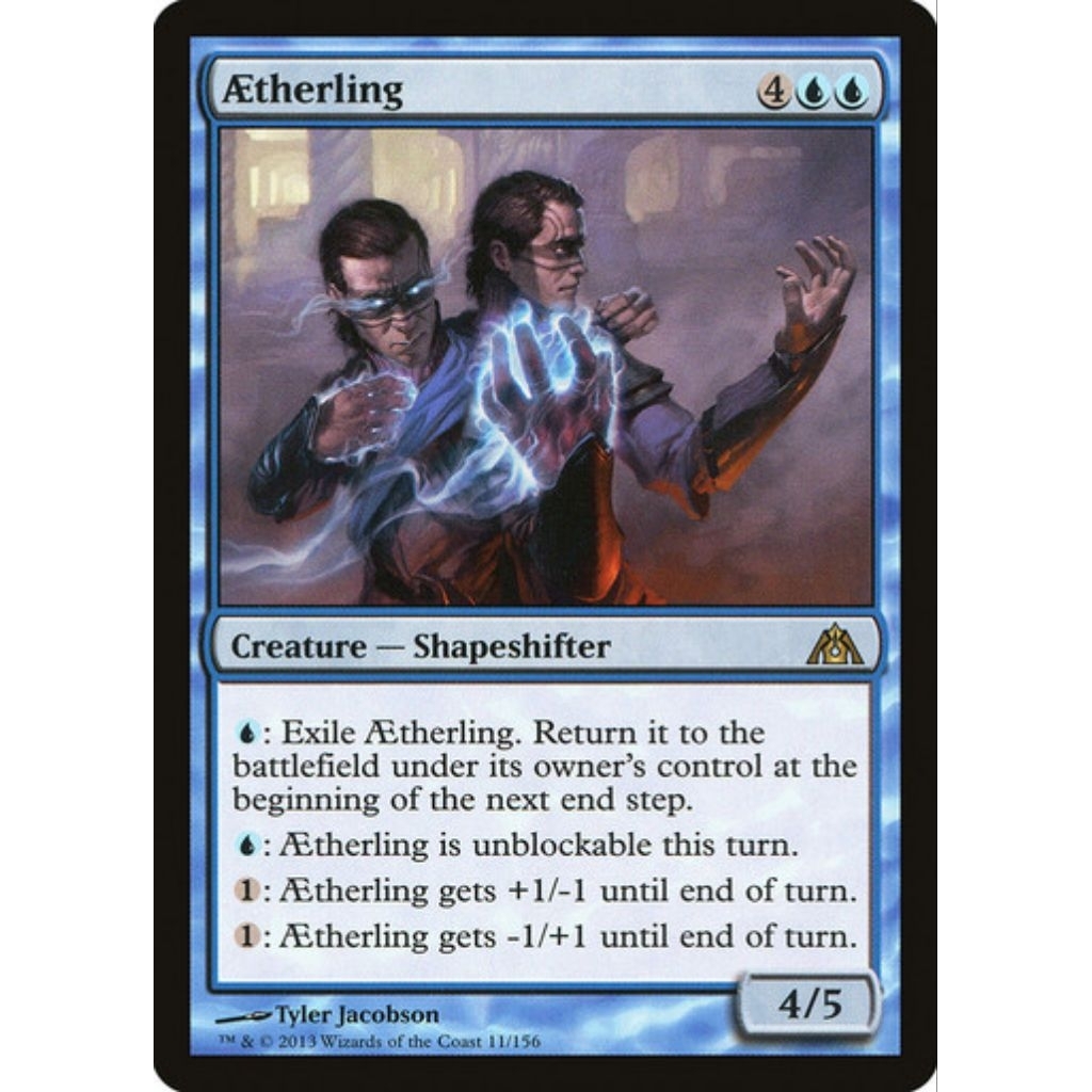MTG Blue Card - Aetherling (Dragon's Maze) | Shopee Philippines