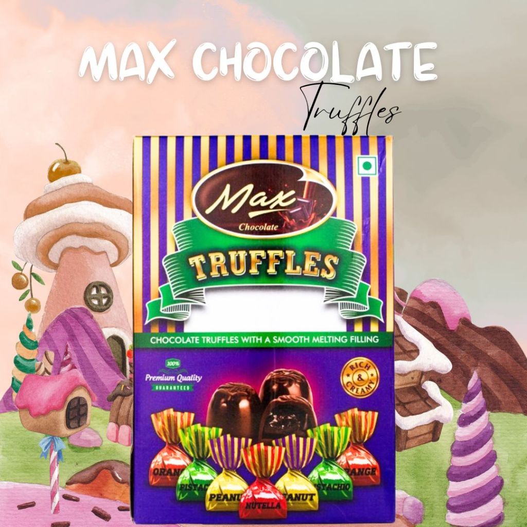 Max Truffles Chocolate with Lotus Biscoff Cream (200g, 500g, 1kg ...