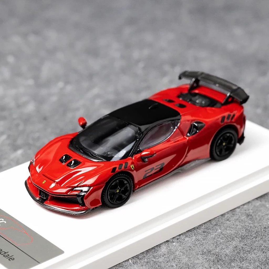 XF x HL Ferrari SF90 Stradale Hard Top Blue/ Red (Diecast 1/64 ...