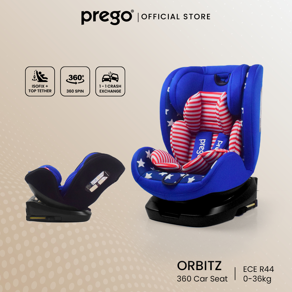 Prego Baby Orbitz Universe Child Safety ISOFIX Car Seat (0-36kg) Ligtas ...