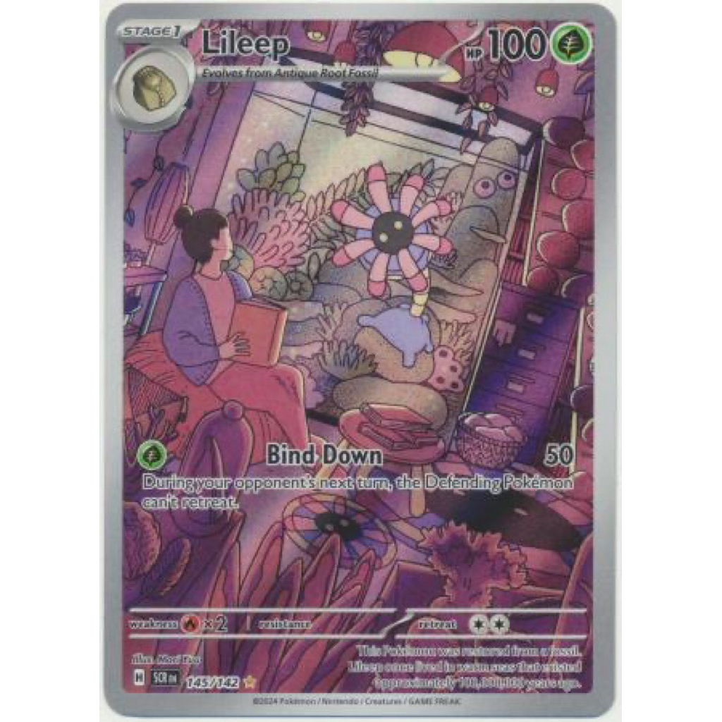 Pokemon TCG - Scarlet & Violet Stellar Crown Lileep - 145/142 ...