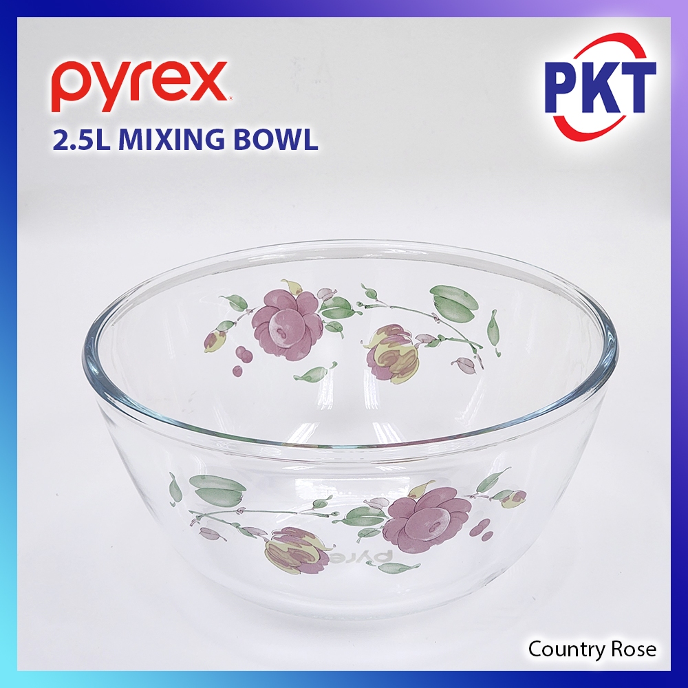 Pyrex Borosilicate Glass Bakeware 2.5L Mixing Bowl – HugeBIG Large ...