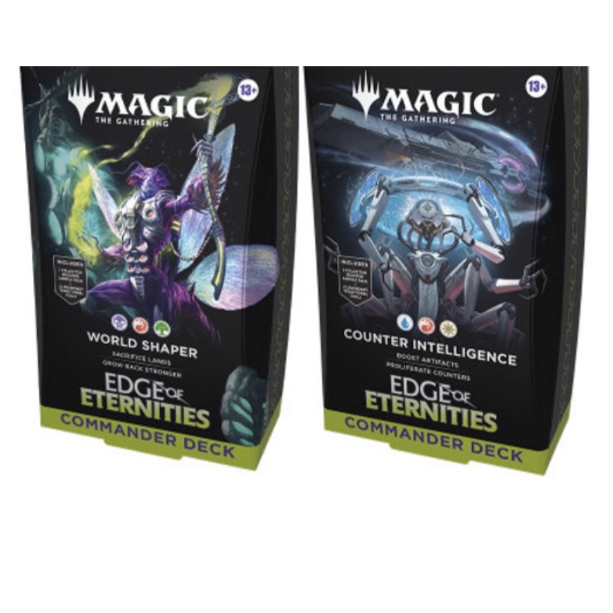 Magic: The Gathering Edge of Eternities Commander Deck - World Shaper Counter Intelligence ...
