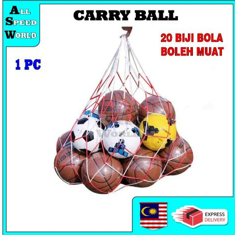 CARRY BALL NETTING / PEMBAWA BOLA / JARING BOLA / BALL / NET | Shopee ...