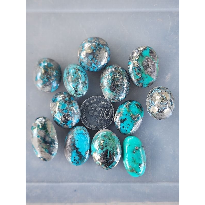 Firus Iran Pyrite Badar Iron Ring Stone Simple Size | Shopee Philippines