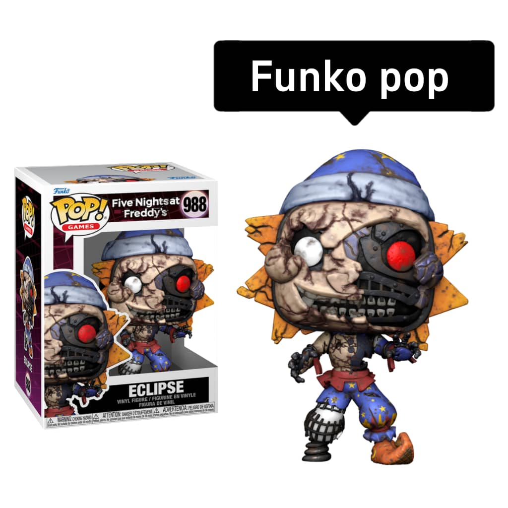 Funko Pop! Games Five Nights at Freddys 988 Eclipse Collectible Figure ...