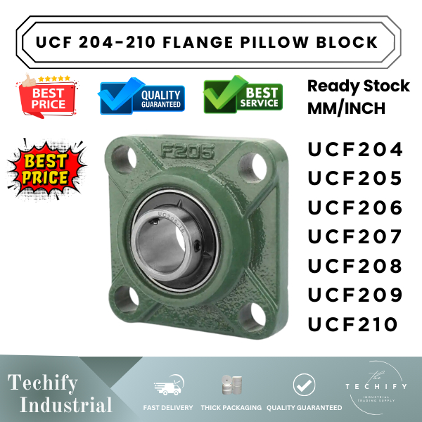 UCF204 UCF205 UCF206 UCF207 UCF208 UCF209 UCF210 FLANGE PILLOW BLOCK ...