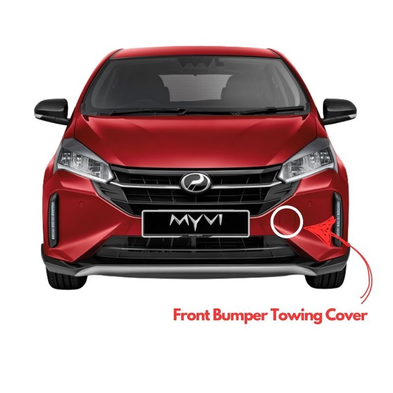 Perodua Myvi Gen3 2022 Front Bumper Grille Top Cover Towing Cover ...