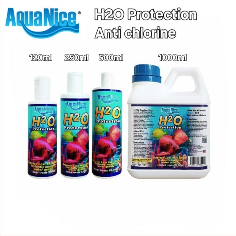Aquanice H20 Protection Water Conditioner Anti Chlorine Remove ...