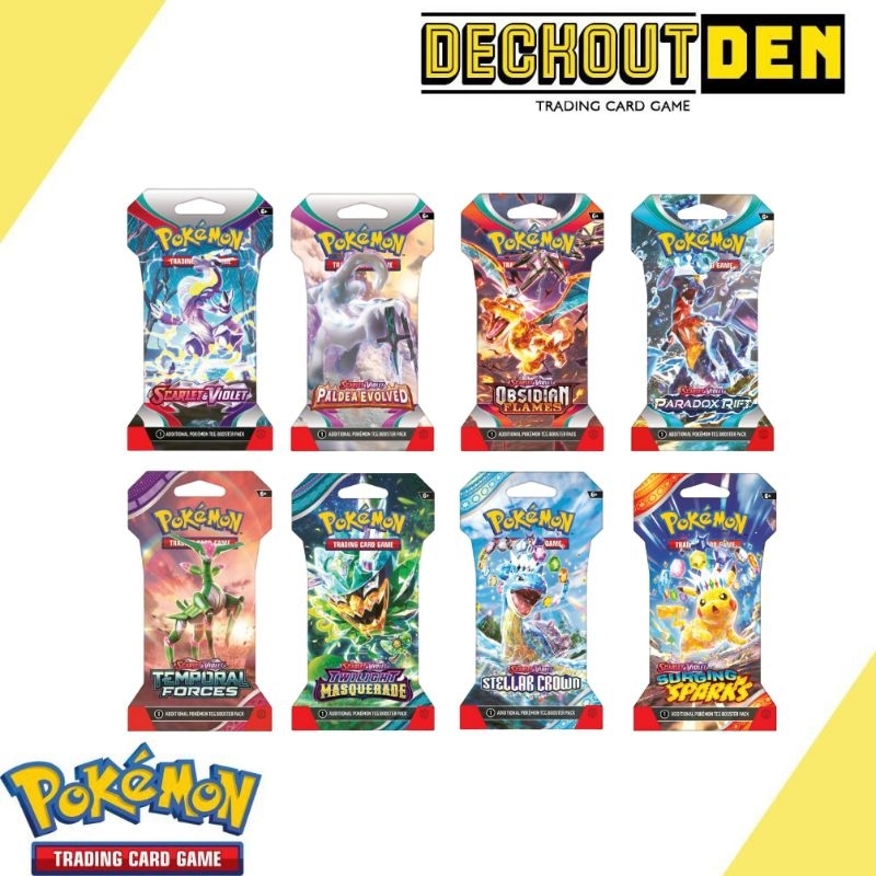 Pokemon TCG SV Sleeve Booster ( SV / PE / OF / TF / PR / TM / SC / SS ...