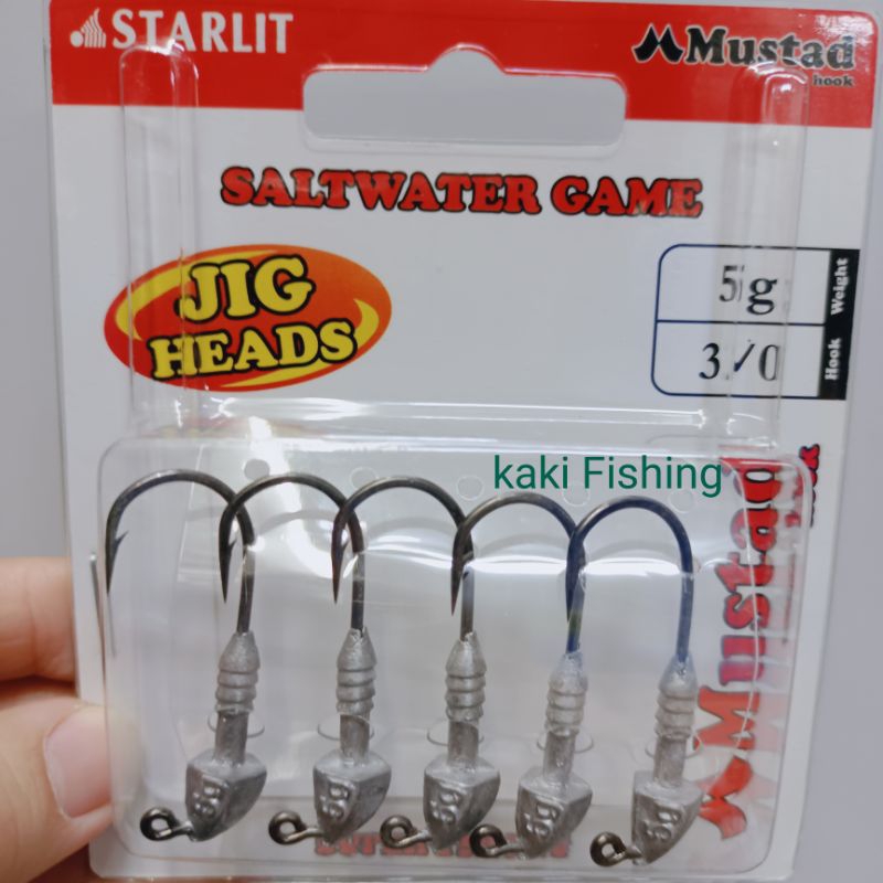 Starlit jighead saltwater game mata jig head mata casting | Shopee ...