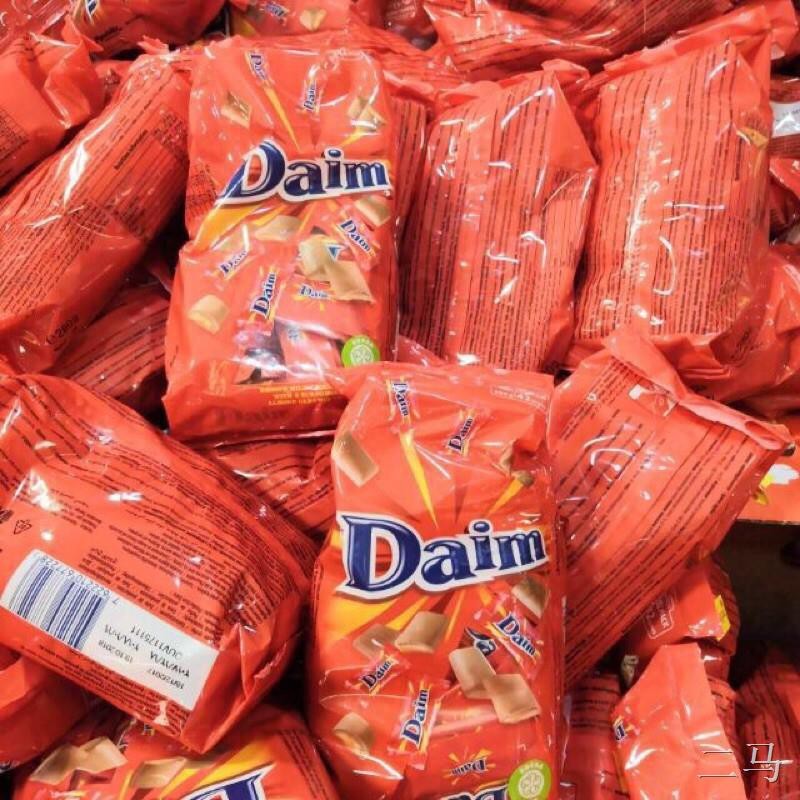 DAIM MINIS CHOCOLATE 200GM (30 PCS) SWEDEN / Daim Orange 200g | Shopee ...