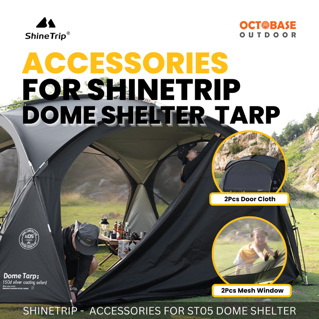 SHINETRIP - ACCESSORIES DOME SHELTER TARP ST-05 EASY SETUP WATERPROOF ...