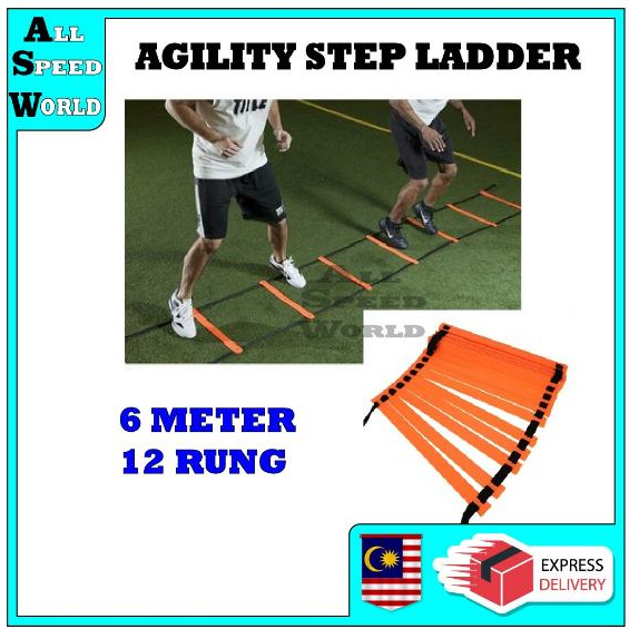 SPEED AGILITY STEP LADDER 6 METER 12 RUNG / | Shopee Philippines