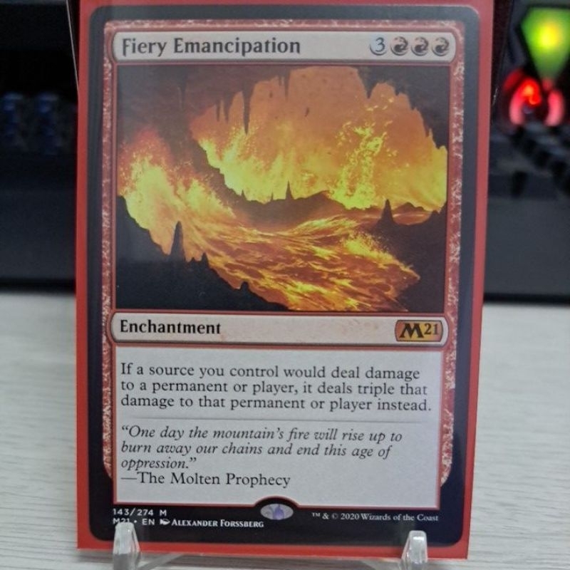 MTG Fiery Emancipation (M21)(Mythic) | Shopee Philippines