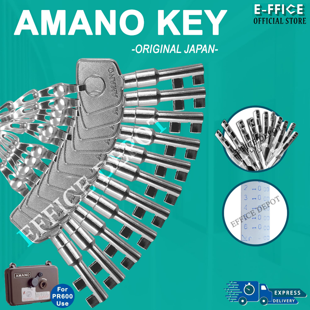 Amano Key PR-600 Number 9 to Number 19 | Shopee Philippines