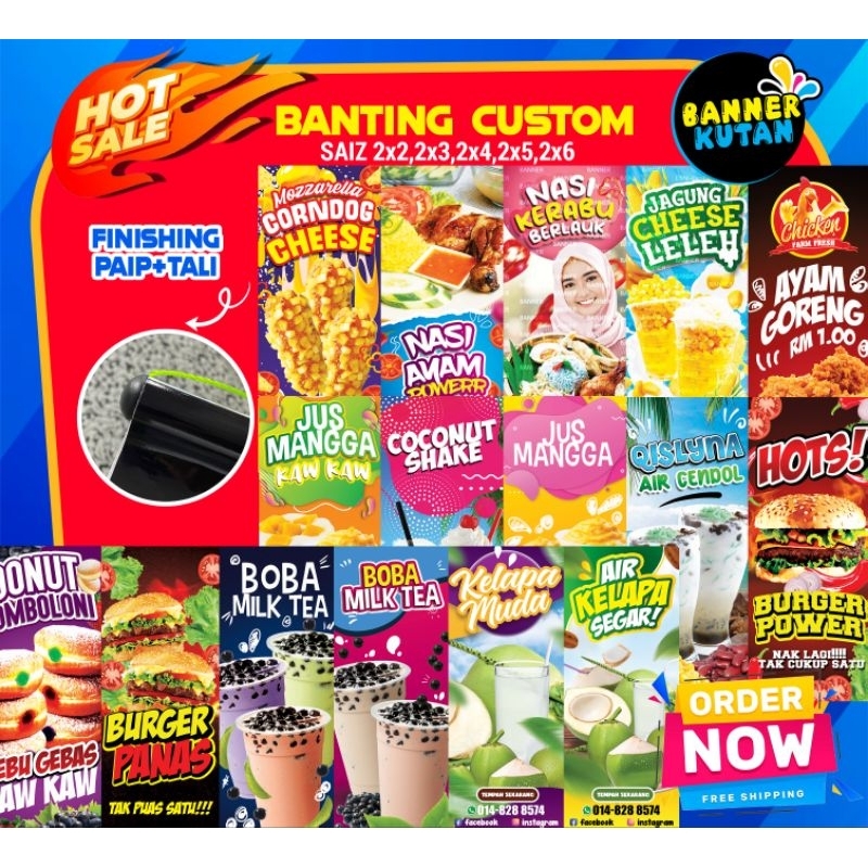 Bunting custom/banting custom/banner bunting custom/ | Shopee Philippines