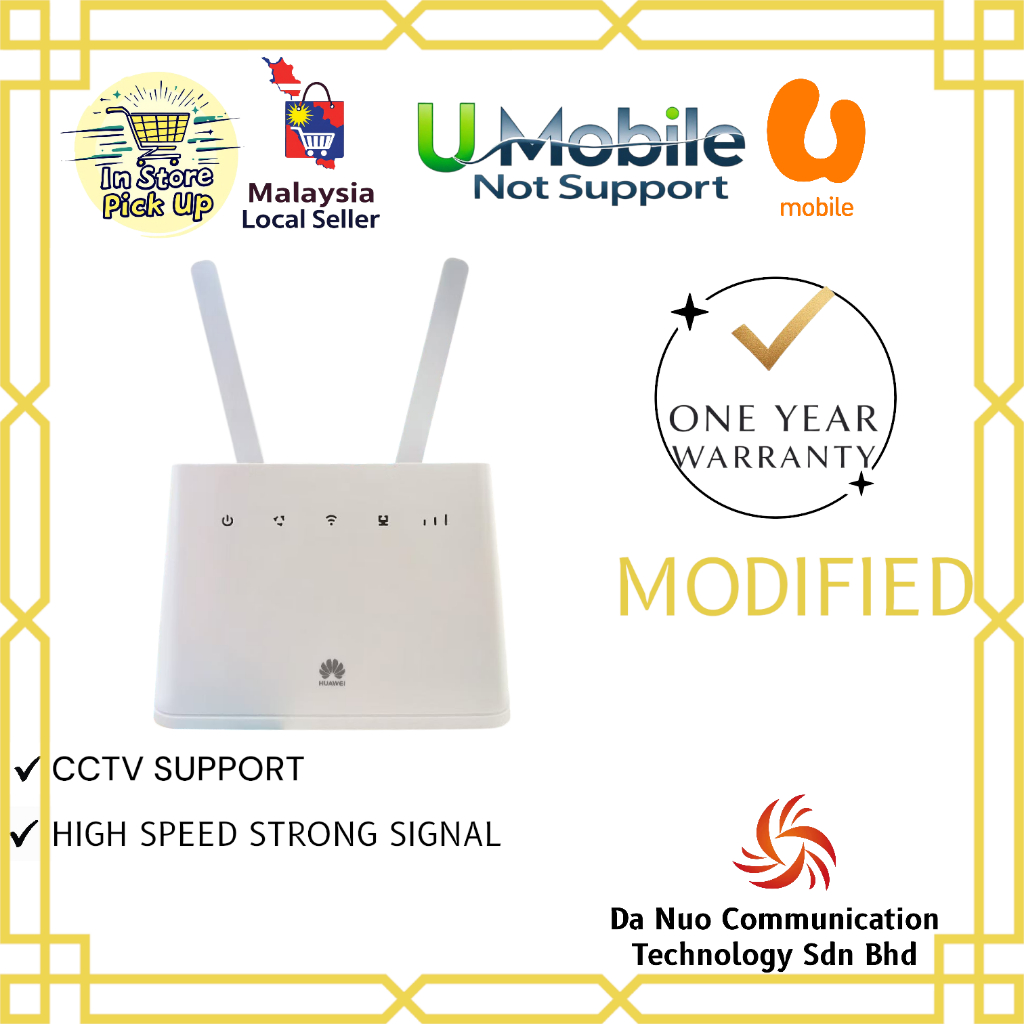 Modified 4G LTE Modem Router B310S-852 B315-936/22 R311 300MBPS Support ...