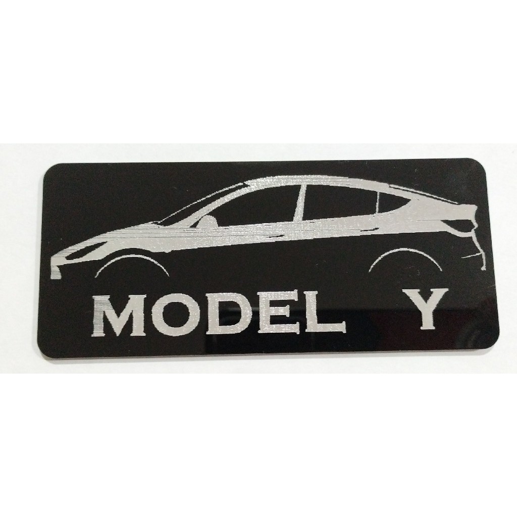 tesla model y emblem new black | Shopee Philippines