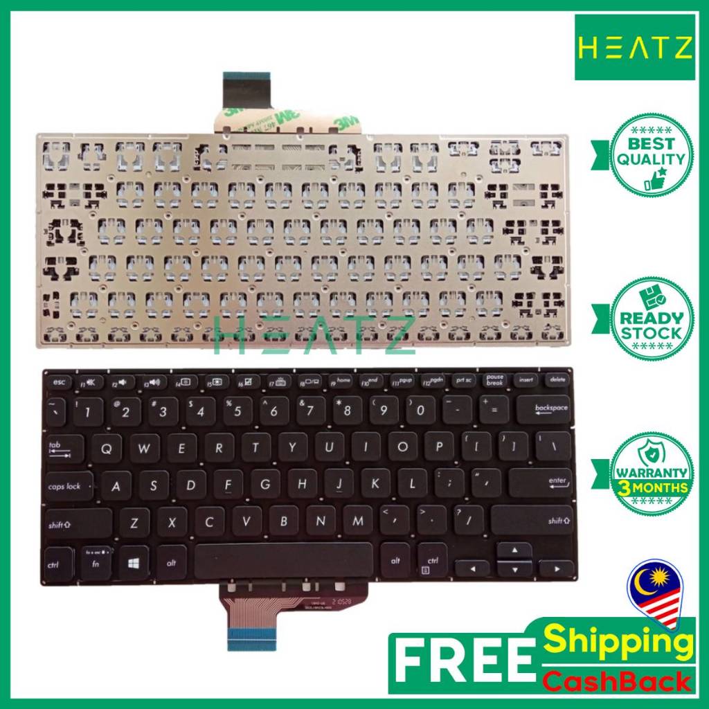 Asus VivoBook Flip 14 TP412F TP412FA TP412 TP412UR BACKLIGHT Keyboard ...