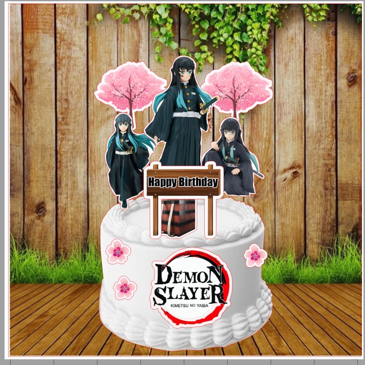 Demon Slayer Muichiro Cake Topper 006 | Shopee Philippines