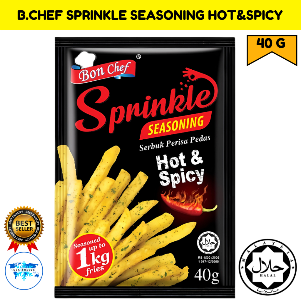 BON CHEF SPRINKLE SEASONING HOT & SPICY 40G | Shopee Philippines