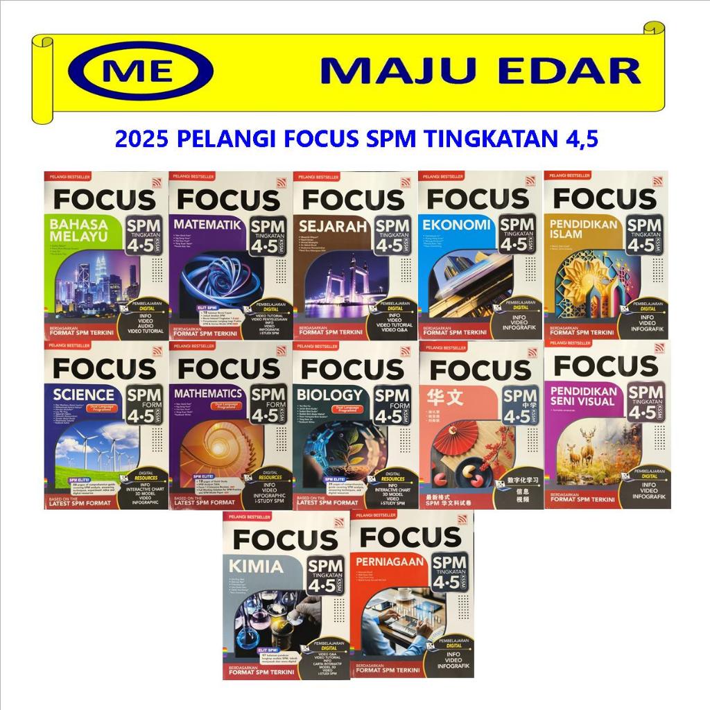 2025 RAINBOW FOCUS SPM LEVEL 4,5 MALAY LANGUAGE MATHEMATICS HISTORY OF ECONOMICS BUSINESS ...