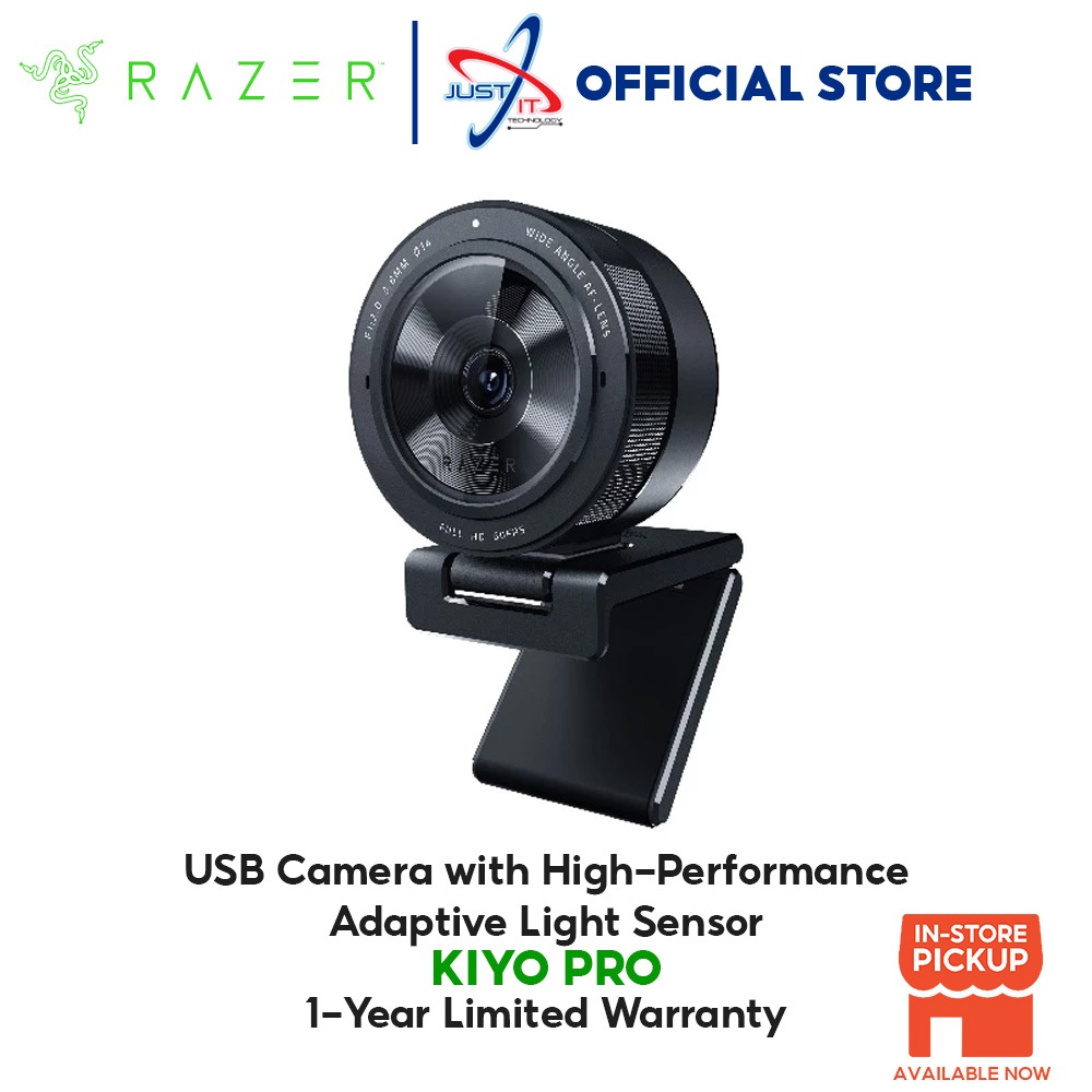 RAZER KIYO PRO - USB CAMERA WITH HIGH-PERFORMANCE ADAPTIVE LIGHT SENSOR ...