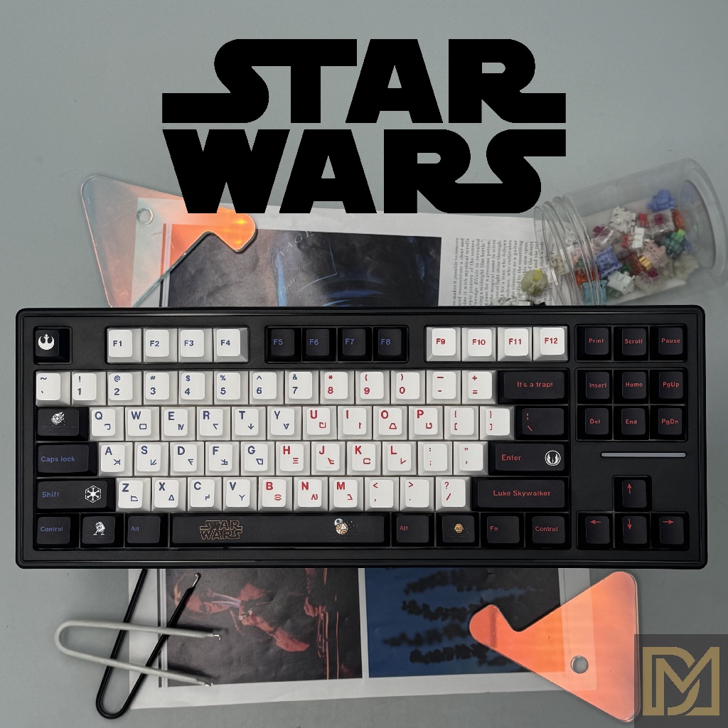 Star Wars Keycap PBT Cherry Profile Dye Sub Keycaps 129pcs For ...