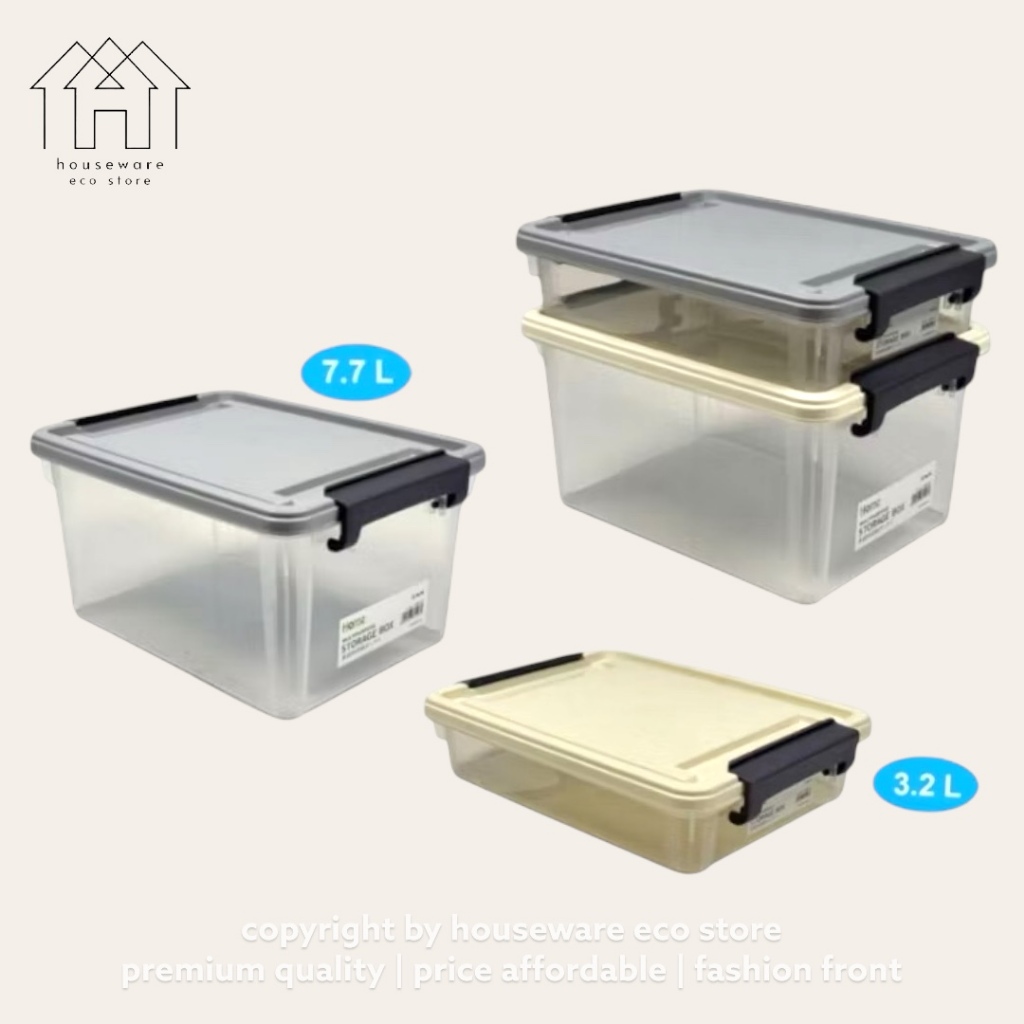 LAVA Homz Multipurpose Storage Box Plastic Container Toy Box Kotak ...