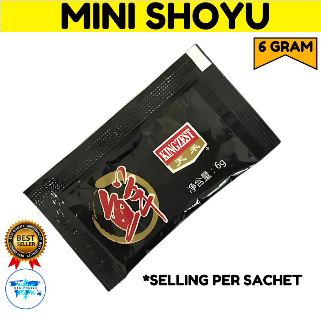 KINGZEST Mini Shoyu Sachet 6 GRAM/SACHET | Shopee Philippines