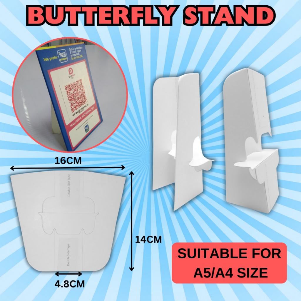 Butterfly Stand (Foam Board / PVC Board Table Standee) | Shopee Philippines